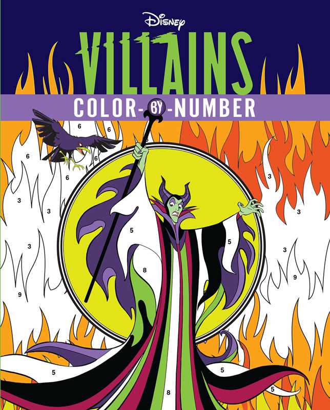 Disney Villains Color-by-Number by Editors of Thunder Bay Press: Flexi ...